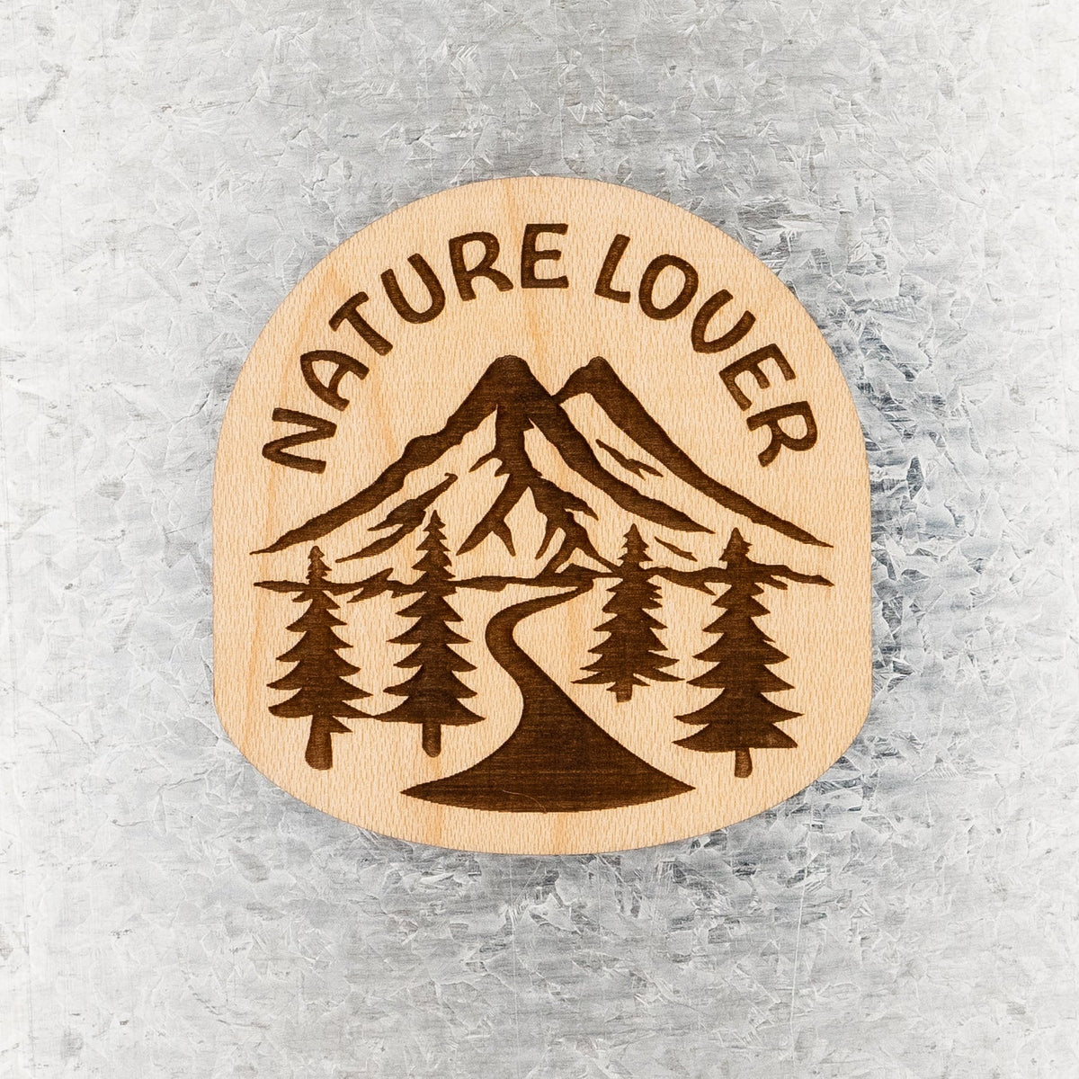 Nature Lover Wood Magnet – Steamer Lane Design