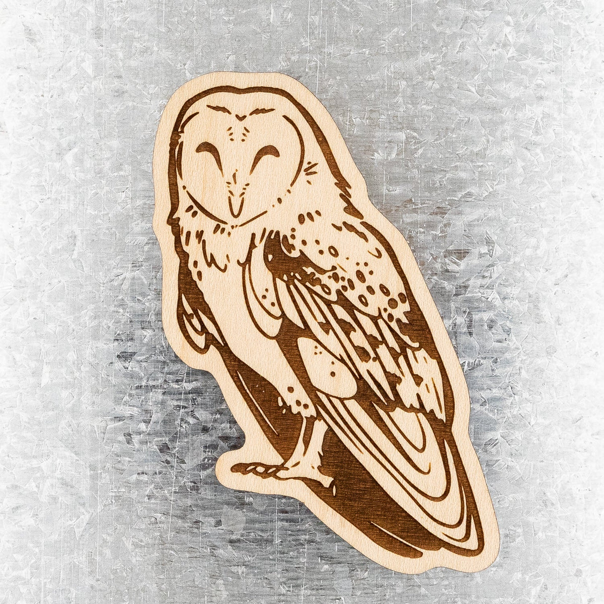 Owl Wood Magnet – Steamer Lane Design