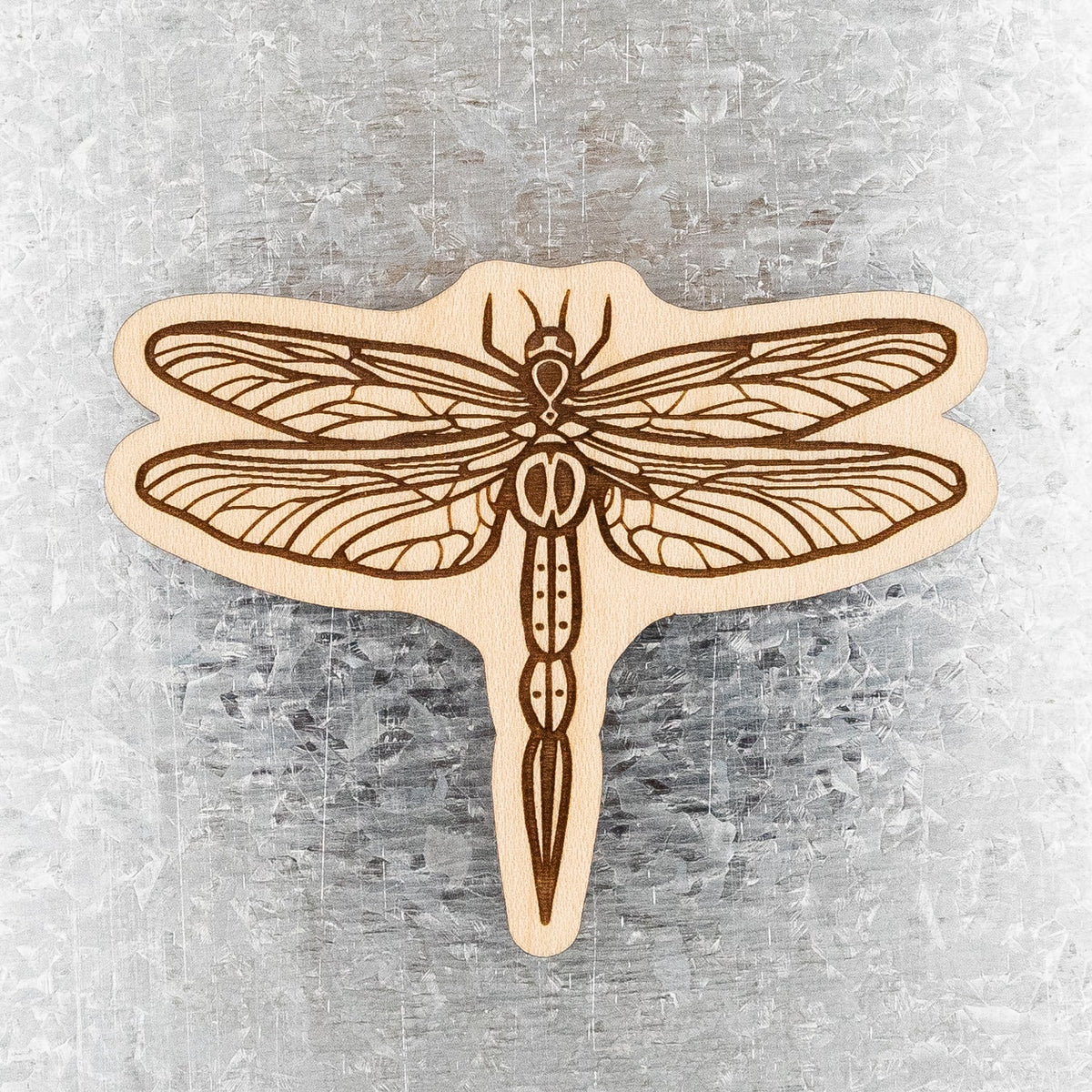 Dragonfly Wood Magnet – Steamer Lane Design